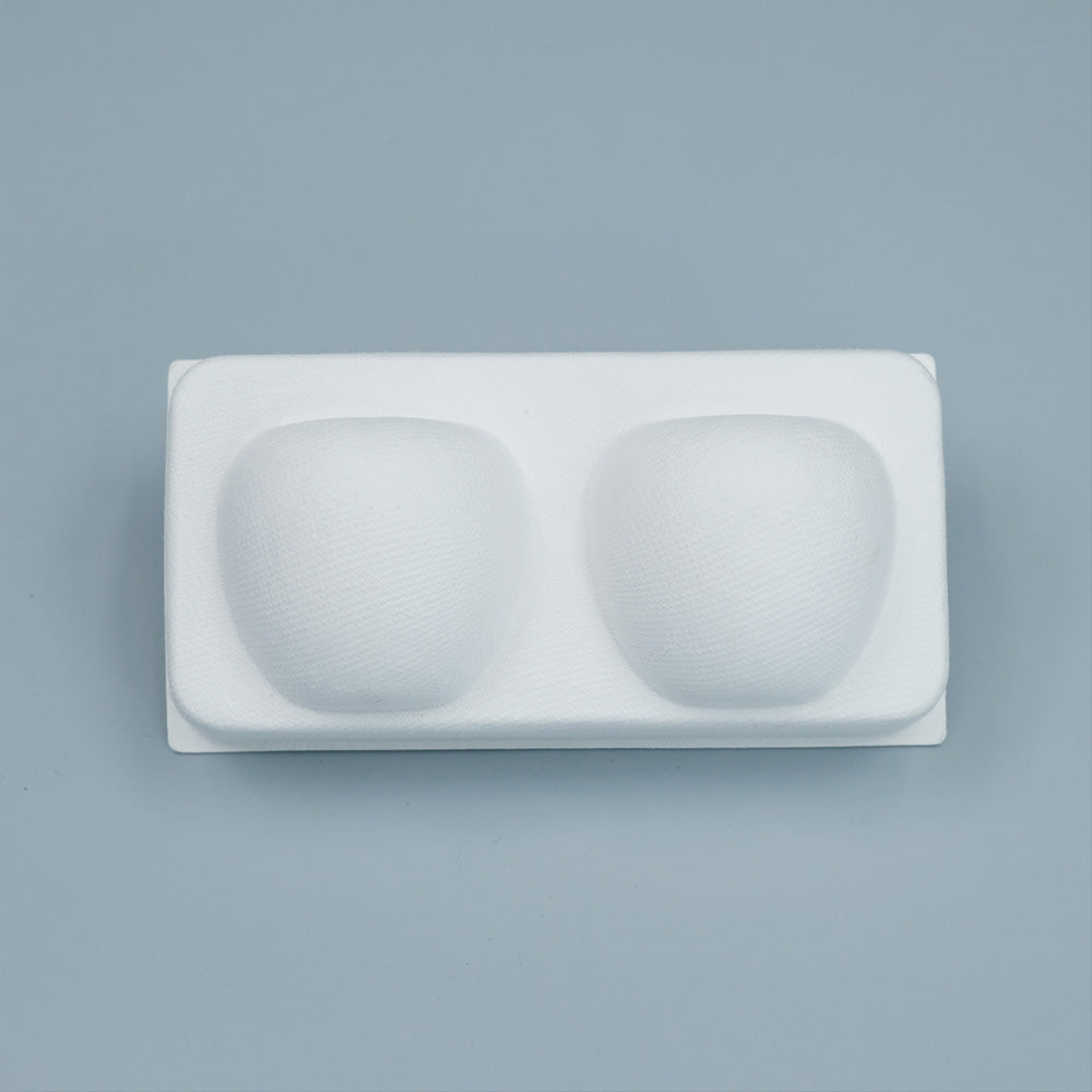 OtaraPack | Sustainable White Pulp Insert For Glass Cup – Otarapack